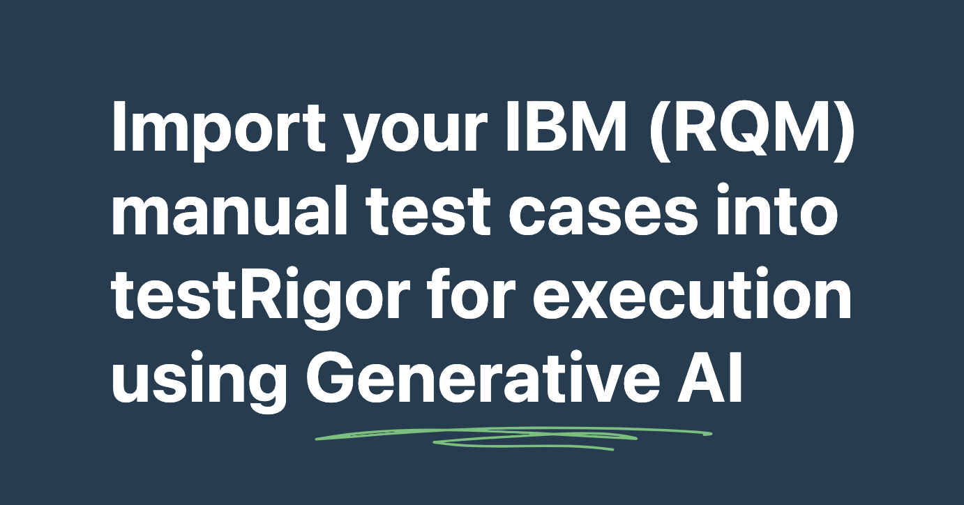 IBM Rational Quality Manager - Test Case Management Tool - testRigor AI ...