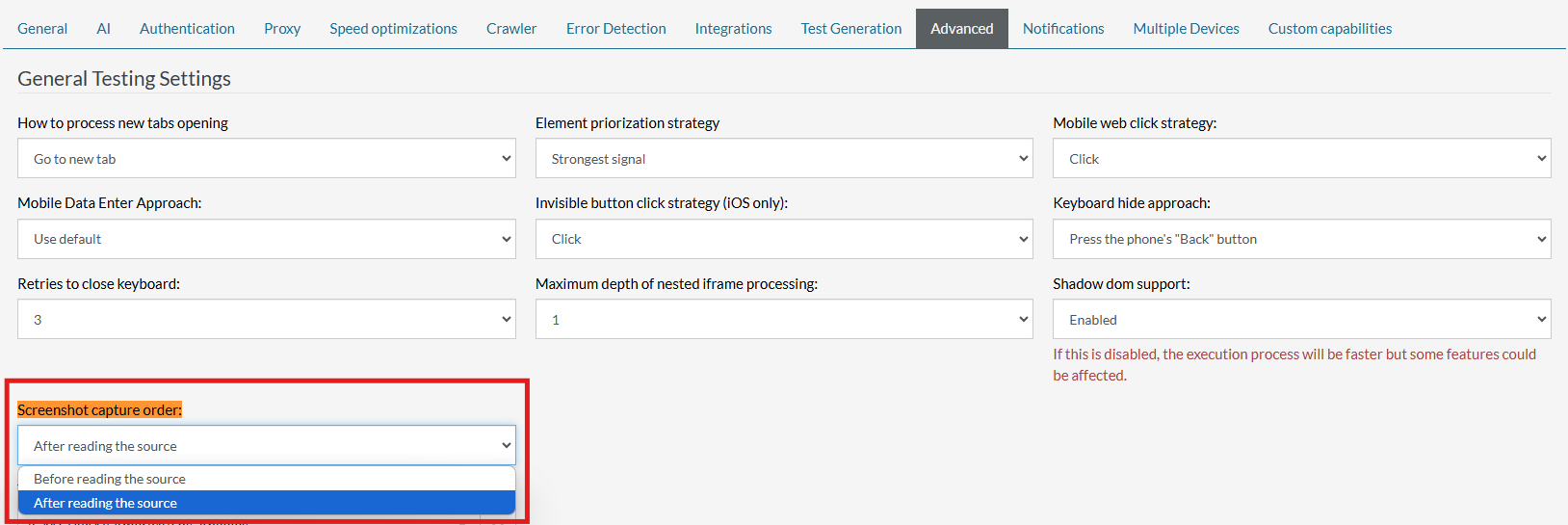 Release Notes: Screen Capture Order - testRigor AI-Based Automated ...
