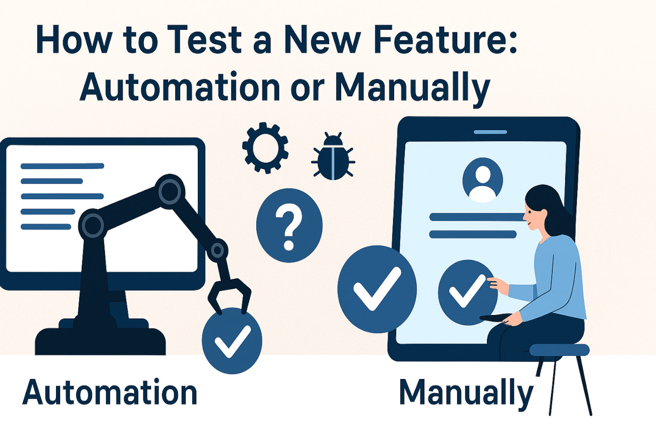 How to Test a New Feature: Automation or Manually - testRigor AI-Based ...