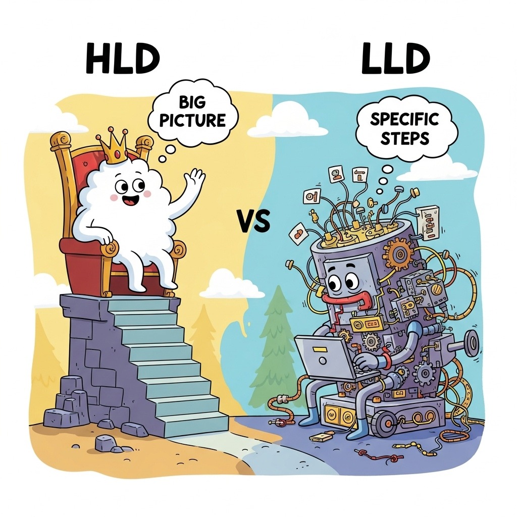 High-Level Design (HLD) vs. Low-Level Design (LLD) - testRigor AI-Based ...
